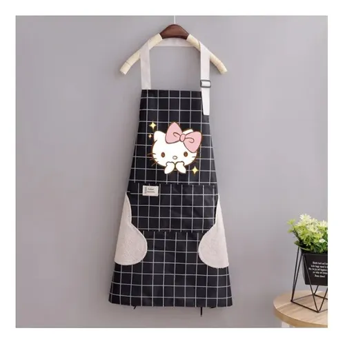 Delantal De Cocina Kawaii Sanrio Hello Kitty Dibujos Cuotas Sin Interés