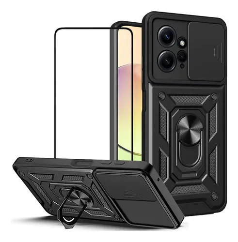 Funda Para Xiaomi Redmi Mica De Cristal Templado Uso Rudo Meses Sin