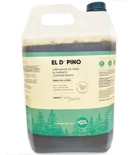 Limpiador Pino Concentrado El D' Pino 5 Lt | Rinde 100 Lts en venta en ... Limpiador Pino Concentrado El D' Pino 5 Lt | Rinde 100 Lts en venta en ...