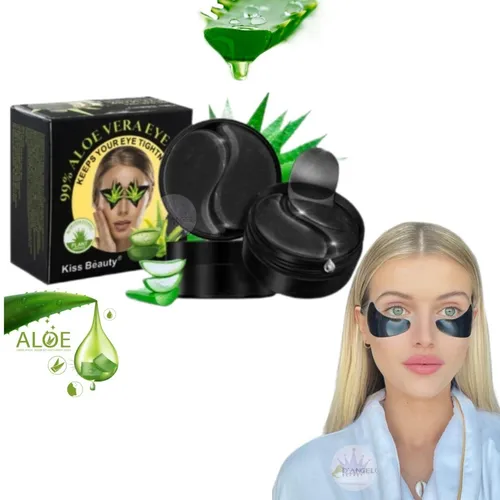 60 Parches Anti Ojeras Máscarilla De Alóe Vera Calmante Cuotas Sin