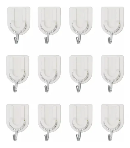 12 Pcs Ganchos Autoadhesivos De Pared Para Baño Toallero | Cuotas sin ... 12 Pcs Ganchos Autoadhesivos De Pared Para Baño Toallero | Cuotas sin ...