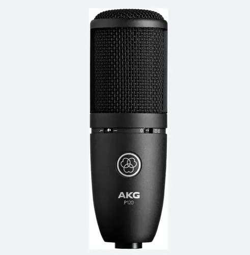 Akg Pro Audio P120 - Microfone Condensador De Diafragma De 2 | Frete grátis