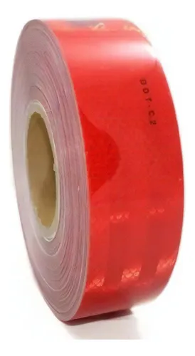 Cinta Reflectante Roja 2 PuLG - 20 Mts Blacksmith Color Rojo | MercadoLibre