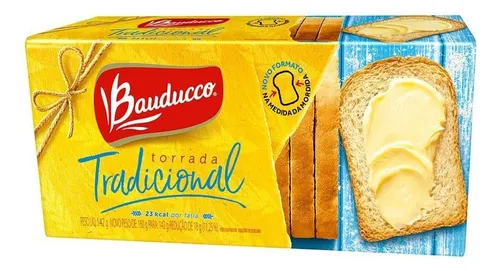 Kit C/ 3 Torrada Tradicional Bauducco 142g | MercadoLivre