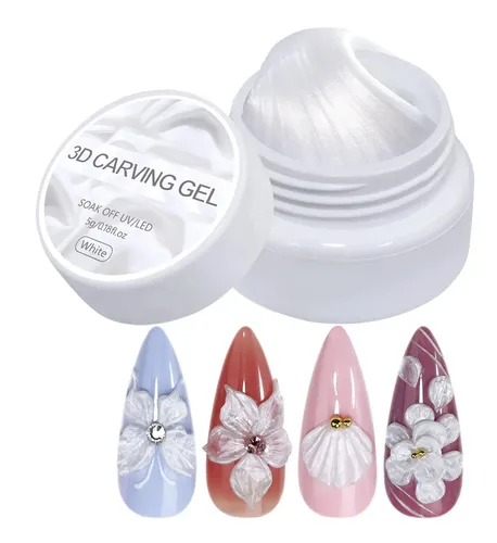 Gel Sólido 3d Para Esculpir Uñas, No Pegajoso | Cuotas sin interés