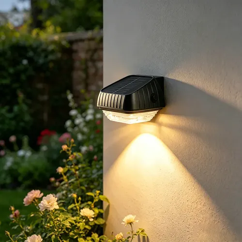 Lámpara De Pared Solar Impermeable Diseño De Jardines | MercadoLibre