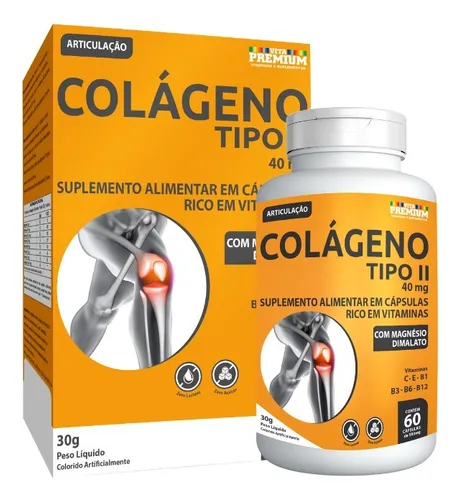 Suplemento en cápsulas Vita Premium Colágeno Tipo II Colágeno No ... Suplemento en cápsulas Vita Premium Colágeno Tipo II Colágeno No ...