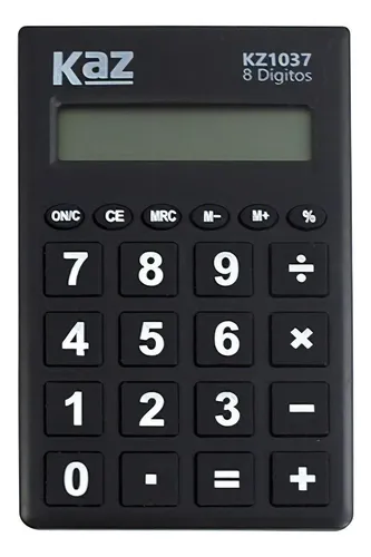 Práctica Calculadora De Bolsillo De 8 Dígitos Para Cargar - Color