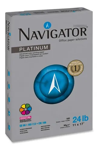 Paquete De Papel Bond Doble Carta Navigator 90 Gramos 500 H Mercadolibre