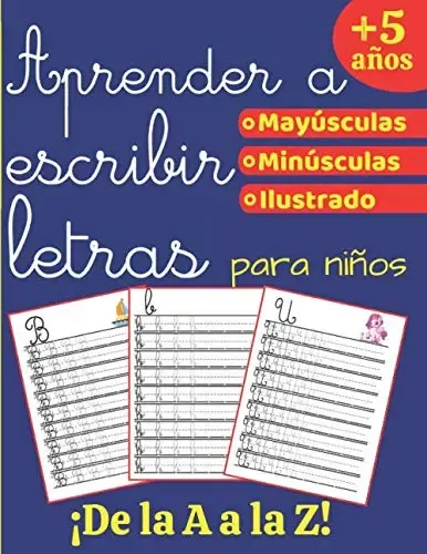 Aprender A Escribir Letras: Libro De Actividades Para Niños: | Envío gratis