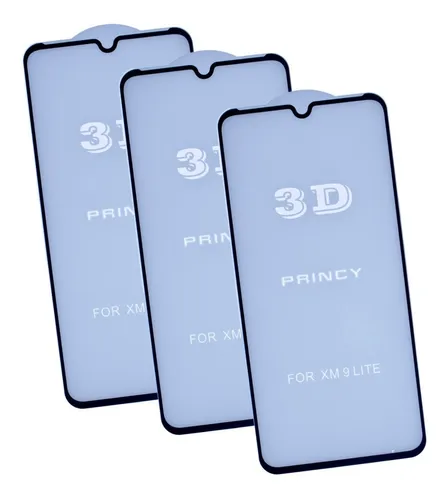 Kit 3x Películas De Vidro 3d 5d 6d Para Xiaomi Mi9 Lite Parcelamento