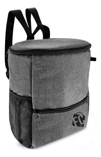 Mochila Térmica Cooler Impermeável Cerveja Praia 10l Cinza ... Mochila Térmica Cooler Impermeável Cerveja Praia 10l Cinza ...