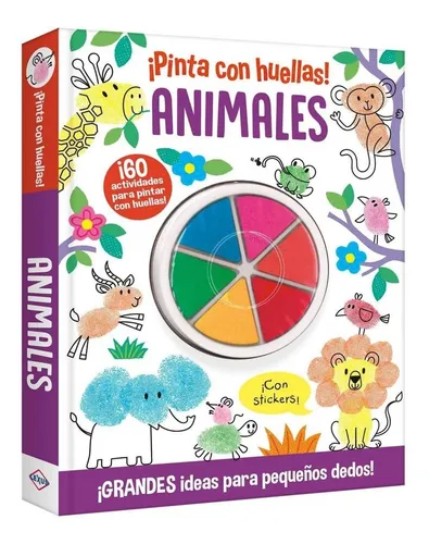 Libro - Animales Pinta Con Huellas - Lexus Editores | Cuotas sin interés Libro - Animales Pinta Con Huellas - Lexus Editores | Cuotas sin interés