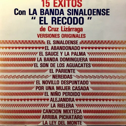Cd El Recodo 15 Exitos Con La Banda Sinaloense | Meses sin interés Cd El Recodo 15 Exitos Con La Banda Sinaloense | Meses sin interés