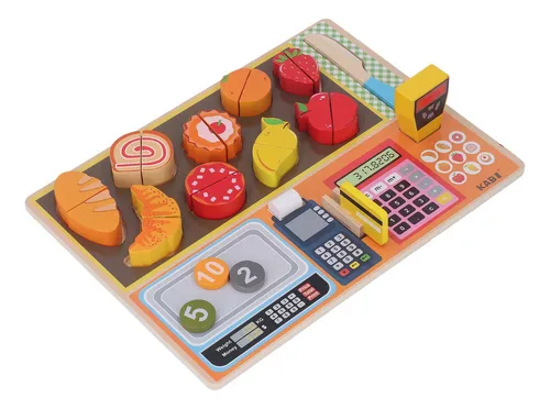 Set De Juegos Para Cortar Frutas Y Verduras Juguete De Coci Meses Sin Interés