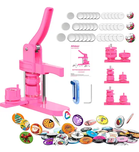 300pc 3 Kit De Maquina Para Hacer Botones Pines 32/44/58mm | Envío gratis