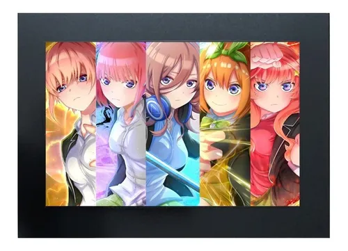 Cuadro De Las Quintillizas Nakano Go Toubun No Hanayome 25 Meses