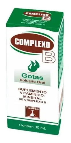 Complexo B Gotas 30ml Henfer Mercadolivre