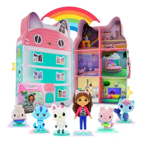 Gabby's Doll House Gaby's Doll House 6 figuras e cor da história Gabby ...