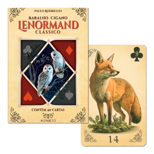 Baralho Cigano Lenormand Clássico Nova Edição Em Português Parcelamento Sem Juros