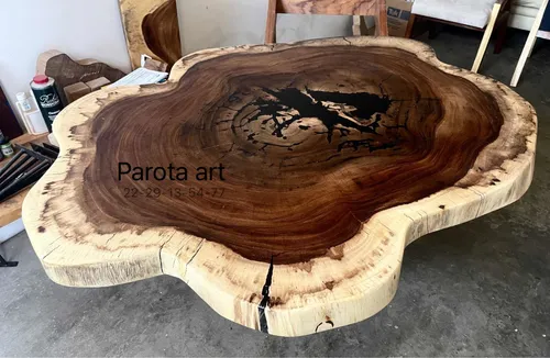 Mesa De Parota De Centro Mesa De Parota De Centro