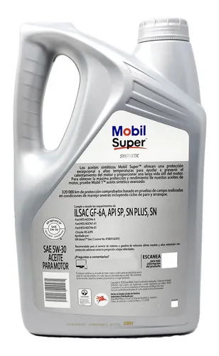 Caja De 6 Aceite Mobil Super Synthetic 5w-30 .946 Litro | MercadoLibre