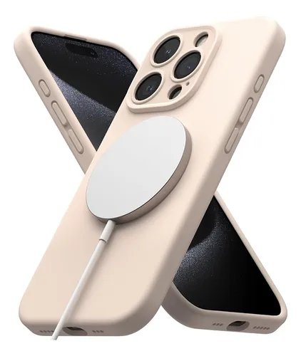 Funda Ringke Silicone Magnetic Para Iphone 15 Pro