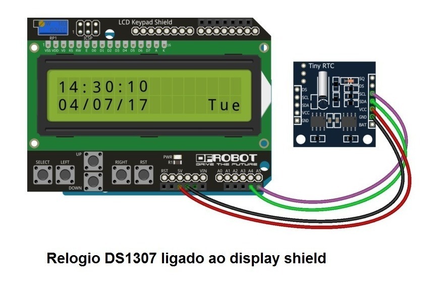 Módulo Rtc Ds1307 - Arduino Relógio | Mercado Livre Módulo Rtc Ds1307 - Arduino Relógio | Mercado Livre