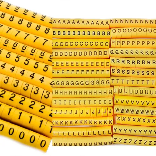 Kit Variado Marcador Cabos Anilhas Letras + Numeros | Frete grátis Kit Variado Marcador Cabos Anilhas Letras + Numeros | Frete grátis