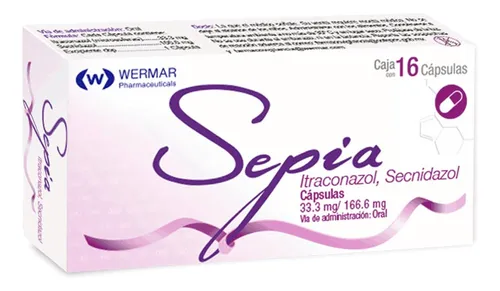 Sepia Caps 33,3/166,6 Mg, 16 Cápsulas