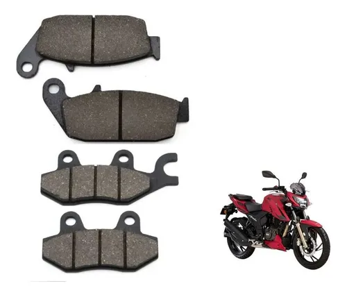 Balatas Delanteras Y Traseras Tvs Apache Rtr200 4v Balatas Delanteras Y Traseras Tvs Apache Rtr200 4v