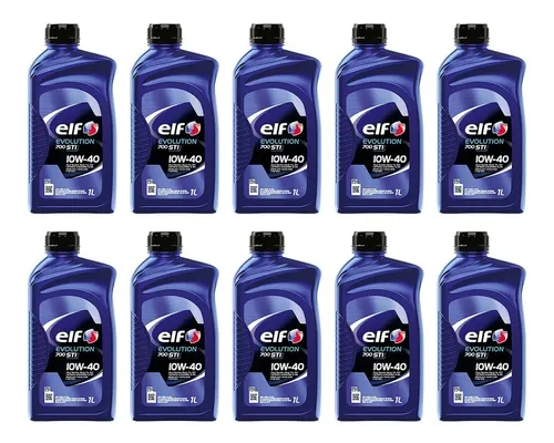 Kit 10 Óleo De Troca Motor Elf 10w40 Renault Rn0710 Original | Frete grátis