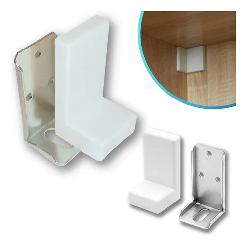 40 Cantoneira L Reforçada De Fixação Moveis Com Capa Branca | MercadoLivre 40 Cantoneira L Reforçada De Fixação Moveis Com Capa Branca | MercadoLivre