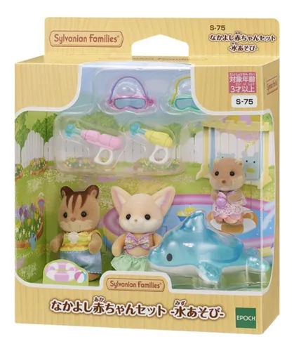 Sylvanian Families Fiesta De Agua En Piscina Bebé Ternurines Envío Gratis