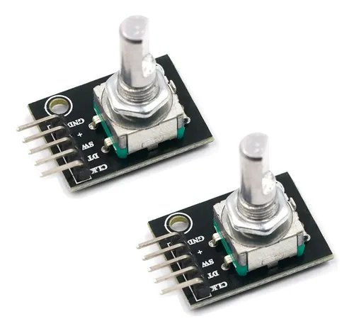 Paquete Sensor Encoder Rotativo Modulo Ky 040 Arduino Ide Mercadolibre