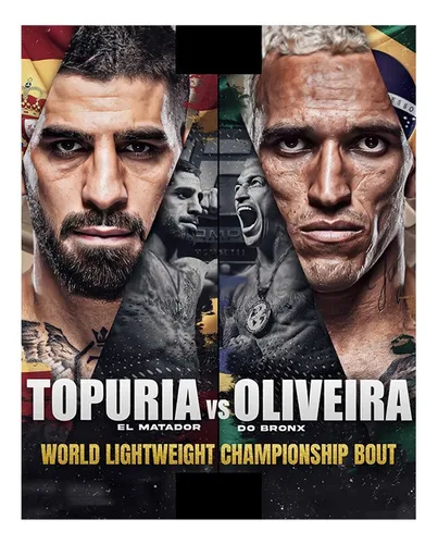 Poster De Ufc 317 Topuria Vs Oliveira | Envío gratis