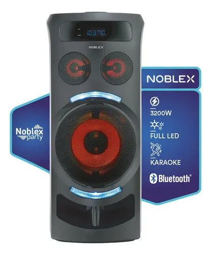 Torre de Sonido Noblex MNT290 Bluetooth Efectos de Voz y Luces LED ...