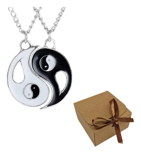 Colares Ying Yang Para Casal Metades Best Friends Presente | MercadoLivre Colares Ying Yang Para Casal Metades Best Friends Presente | MercadoLivre