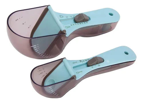 Colher Dosadora Copo De Medição Ajustável Alimentos Cozinha | MercadoLivre