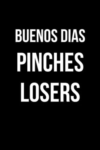 Libro Buenos Días Pinches Losers Libretas Graciosa Para Es Meses