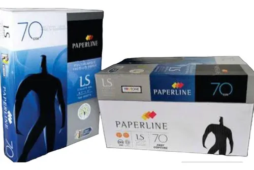 Caja De Hoja Paperline 5 000 Hojas Blancas Tamaño Carta Envío Gratis