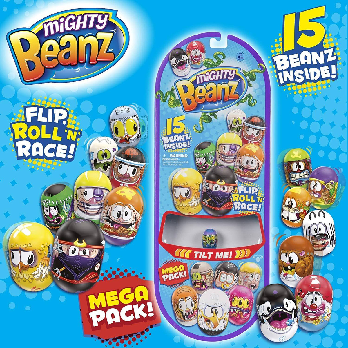 Mighty Beanz - Paquete De Coleccionista - 15 Unidades | Cuotas sin interés