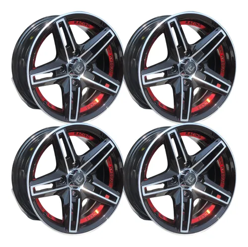 Rines 13x4 4-100 Tsuru Matiz Chevy Spark March Gol | Envío gratis