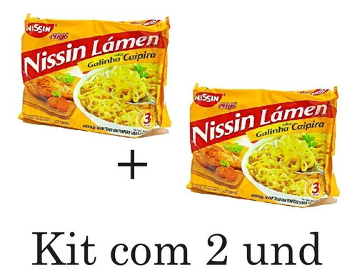 Miojo Nissin Lámen Sabor Galinha Caipira 85g | MercadoLivre Miojo Nissin Lámen Sabor Galinha Caipira 85g | MercadoLivre