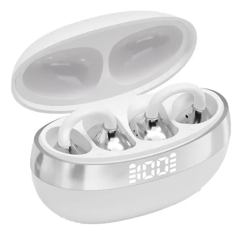 Audífonos Deportivos Open Ear Inalámbricos Bluetooth 5.4 Color Blanco ...