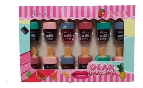 Tintas Para Labios Forma De Paleta 12 Piezas En Venta En Venustiano