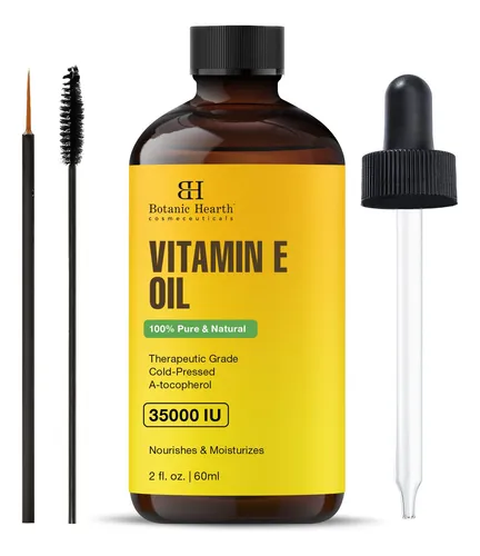 Aceite De Vitamina E Botanic Hearth 100% Puro Y Natural, 60 | Cuotas ...
