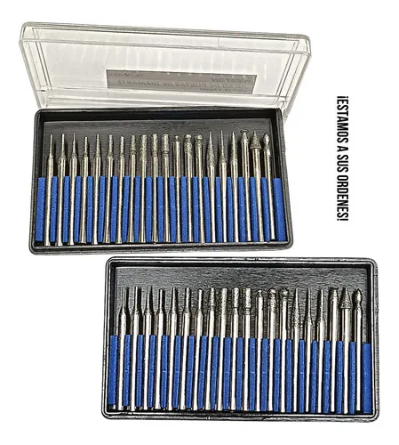Brocas Punta De Diamante Kit 20 Pza 1/8-3.17mm (2 Kit ) | Meses sin ... Brocas Punta De Diamante Kit 20 Pza 1/8-3.17mm (2 Kit ) | Meses sin ...
