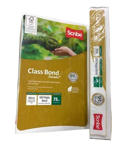 Papel Class Bond Dorado Carta C 500 Hojas Tamaño Oficio Mercadolibre