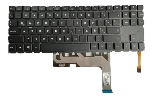 Teclado Original Hp Omen 15 Ek0012la L98944 161 Rgb Envío Gratis